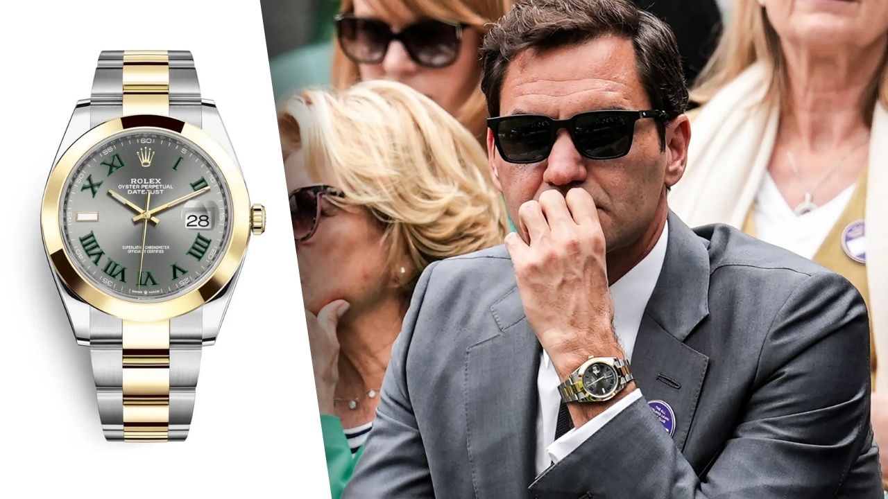 Roger Federer é visto em Wimbledon com Rolex icônico - Moda Masculina ...