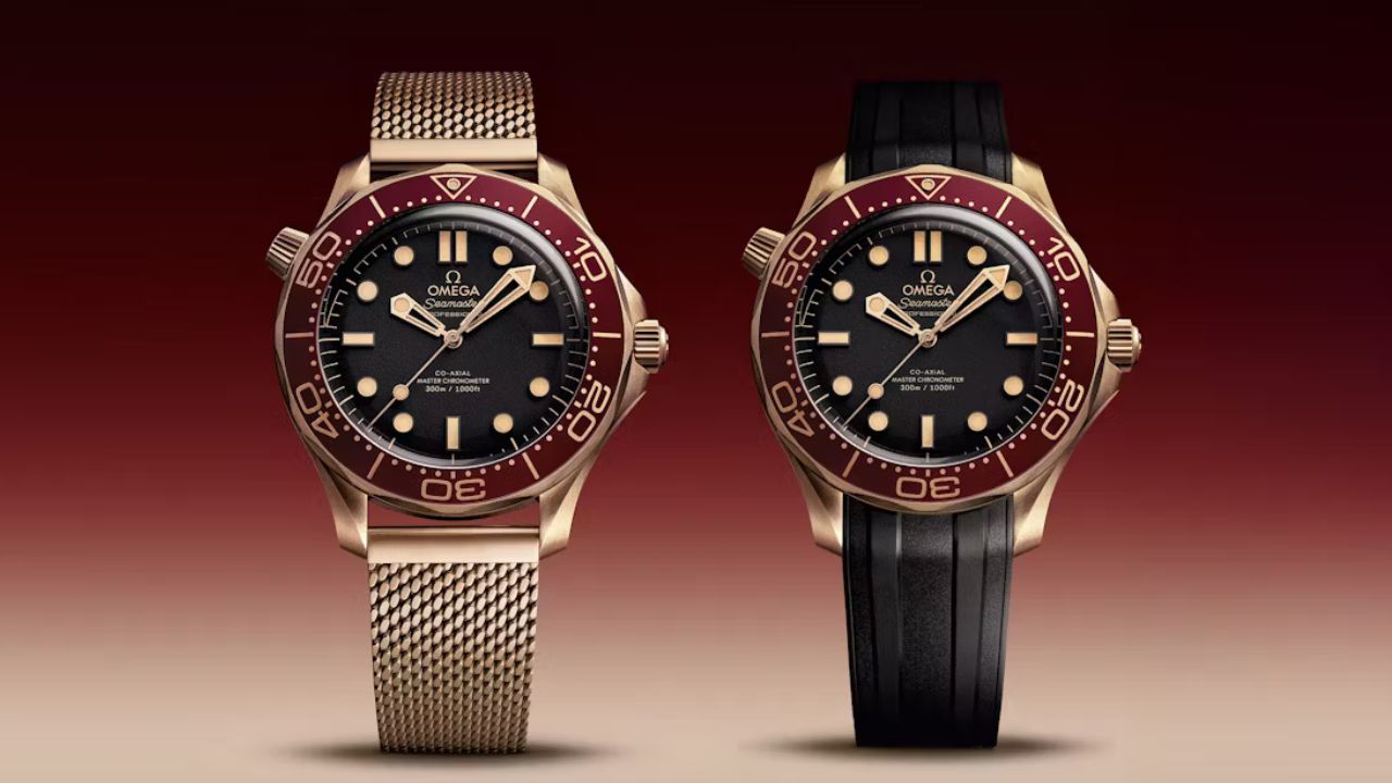 Omega lança Seamaster em bronze com detalhes em bordô - Moda Masculina ...